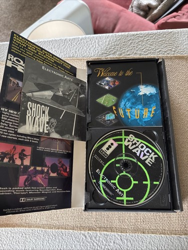 3DO SHOCK WAVE Game Long Box Manual Disc Complete 1994 Electronic Arts CIB 14633072228| eBay