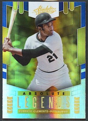 Roberto Clemente 2020 Panini Absolute LEGENDS Blue #AL10 Pirates | eBay