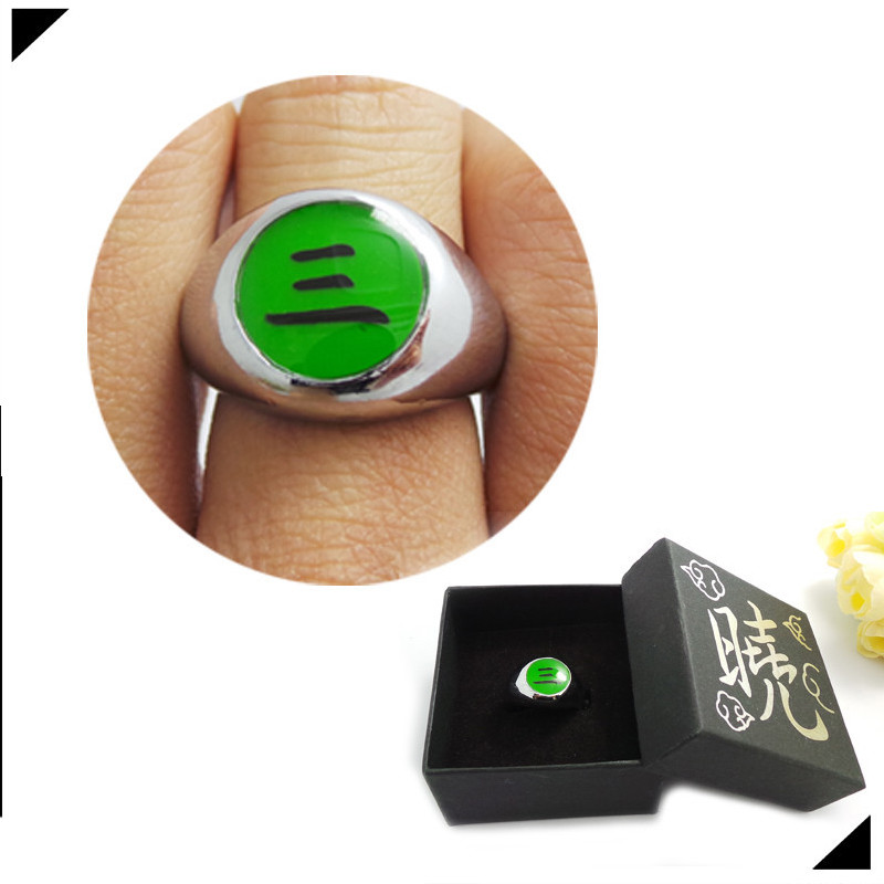 Anime Akatsuki Member's Rings Itachi Uchiha Zhu Yu Metal Finger Ring ...
