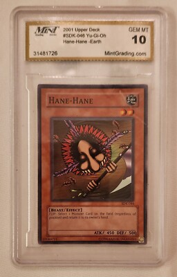 2001 Upper Deck Yu-Gi-Oh Hane-Hane-Earth #SDK-046 GEM Mint 10 | eBay
