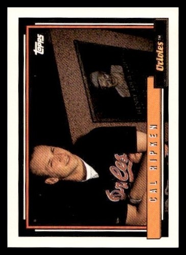 1992 Topps #40 Cal Ripken Jr. Baltimore Orioles Baseball card | eBay