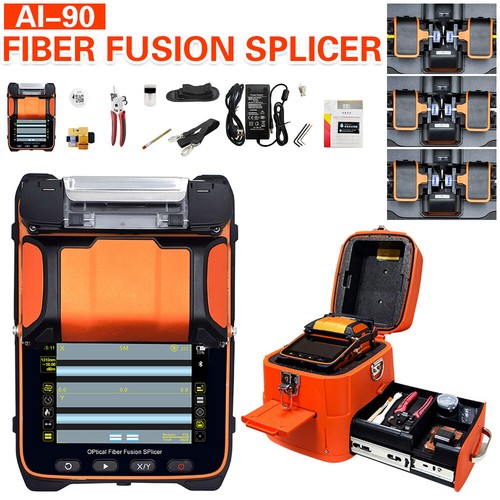 3 in 1 Signal Fire AI-9 Optical Fiber Fusion Splicer 5'' Screen Power ...