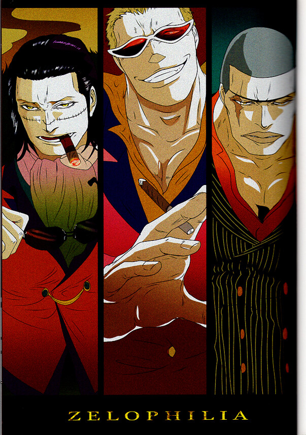 One Piece Doujinshi Comic Book Daz Bonez / Doflamingo x Crocodile ...