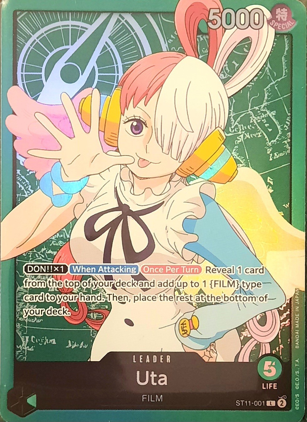 One Piece TCG - Leader Einzelkarte - ST11-001 Uta L/EN/NM | eBay.de