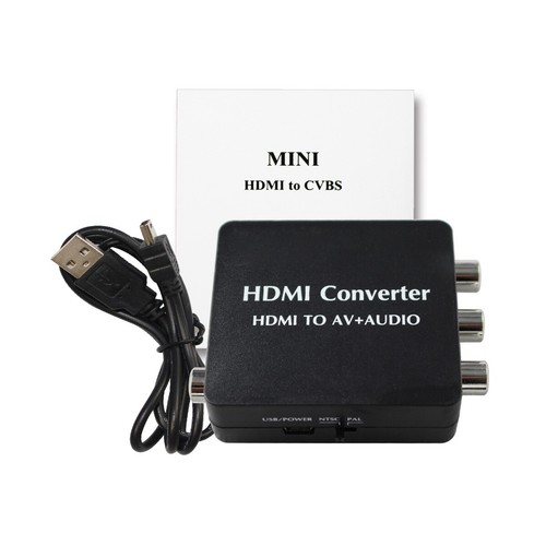 HDMI-Compatible TO AV+AUDIO (SPDIF+COAXIAL) Audio Converter Convert AV ...