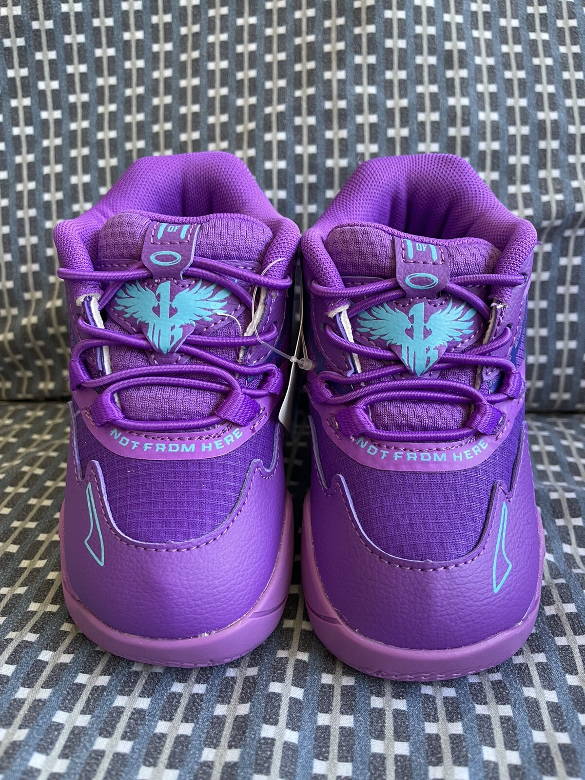 Rare Puma MB.01 LaMelo Ball Purple Queen City Baby sz 7c infant 385117 ...