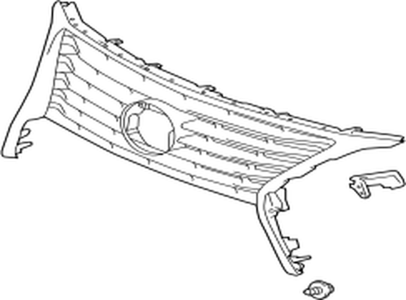 53101-48401 Toyota Grille, radiator 5310148401, New Genuine OEM Part | eBay