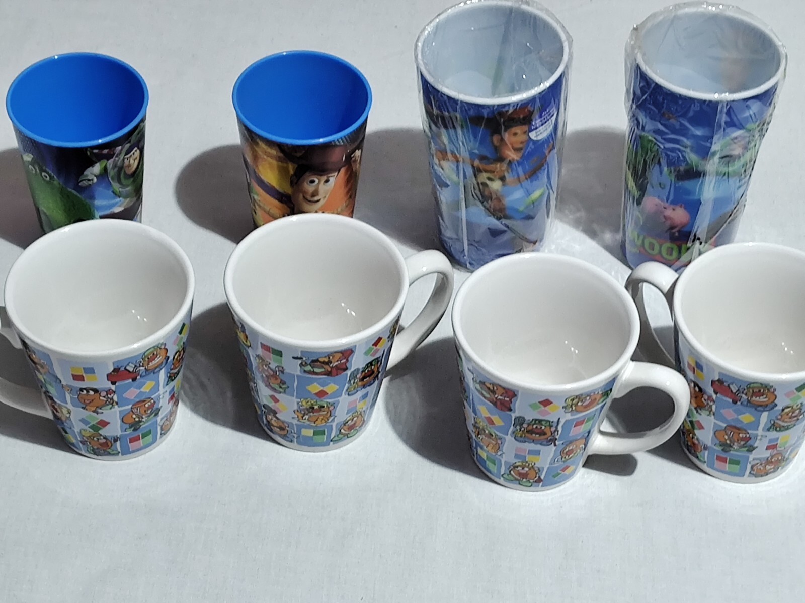VINTAGE TOY STORY MUGS AND PLASTIC CUPS BULK LOT | eBay Australia