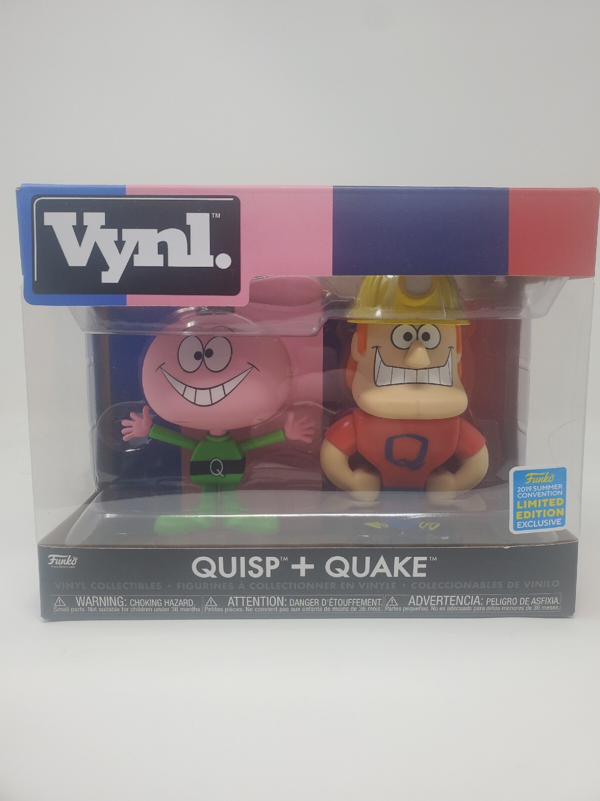 Funko VYNL.: Ad Icons - Quisp and Quake - San Diego Comic Con Funko ...