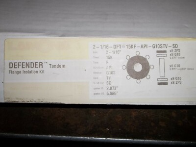 LAMONS DEFENDER FLANGE ISOLATION KIT 2-1/16-DFT-15KF-API-G10STV-SD ...