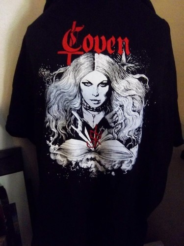 COVEN BAND Jinx Auth.*NEW* BOOK SHIRT 2022 TOUR LIST BACK, Witchcraft ...