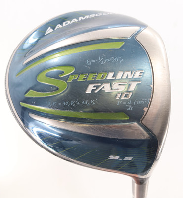 Adams Speedline Fast 10 Driver 9.5 Degrees Matrix HDA 60-S Stiff Flex F ...