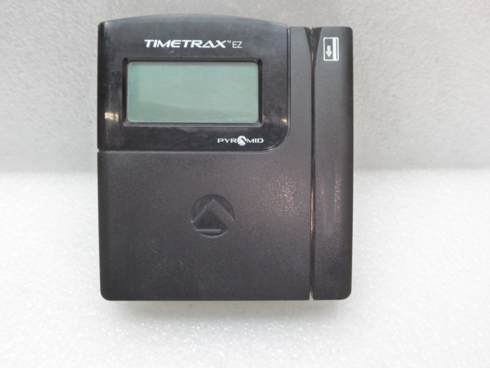 Pyramid TimeTrax EZ Swipe Terminal Time Clock | eBay
