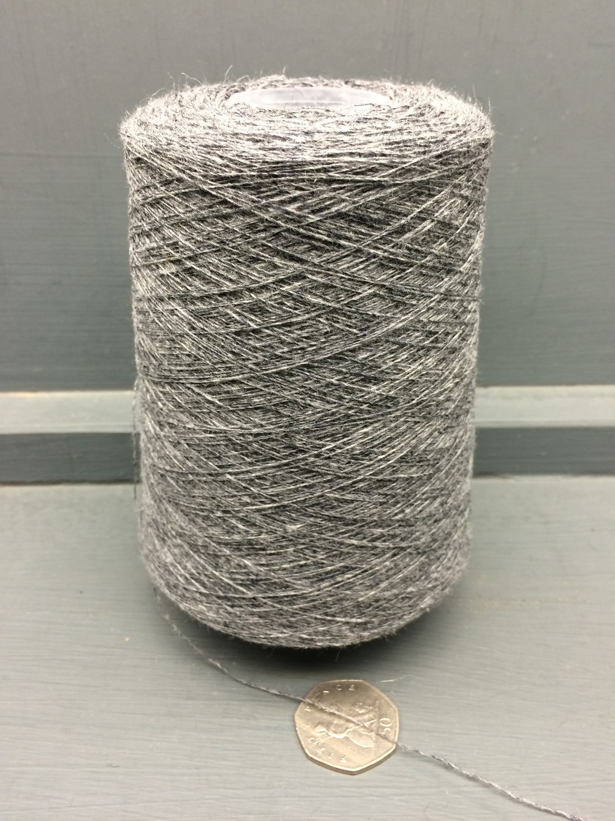 200G GREY MIXTURE 1/17NM SOFT LAMBSWOOL FINE YARN GREY MIX | eBay