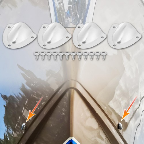 4pcs 45x40mm Boat Wire Cover Transducer Cable Cover Clam Shell Vent ...