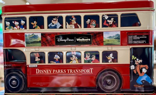 2025 Disney Parks Walker’s Mickey & Friends Shortbread Cookies Bus Tin ...