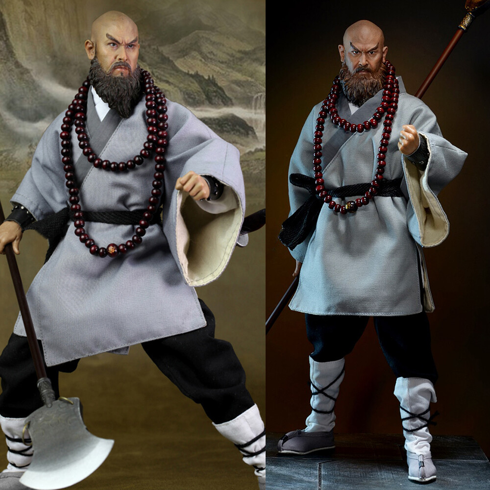 Water Margin Lu Zhishen Tattooed Monk Lu 1/6 Action Figure Doll Model ...
