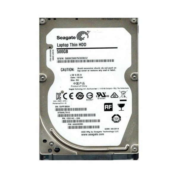 Seagate Momentus Thin 500 GB, Interno,5400 RPM, 2.5" Disco Rigido ...