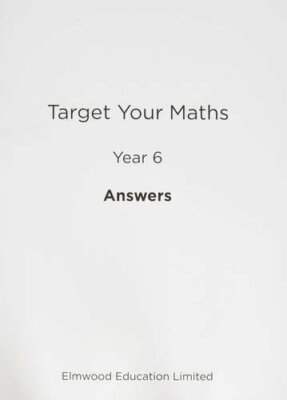 Target Your Maths Year 6 Answer Book: Year 6 by Pearce, Stephen Book ...
