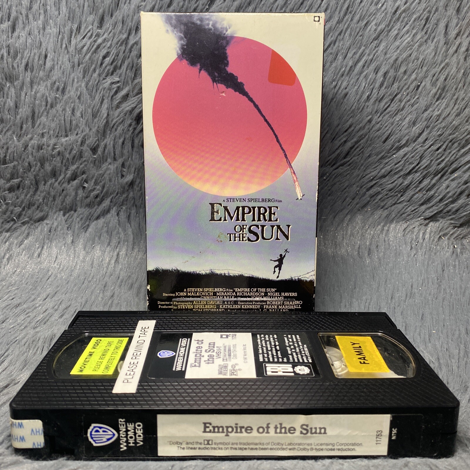 Empire of the Sun VHS 1988 John Malkovich Christian Bale Miranda ...