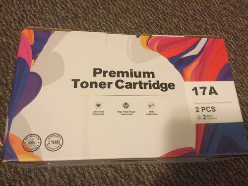 2Pack Toner Cartridge CF217A 17A for HP LaserJet Pro M102w M102a MFP ...