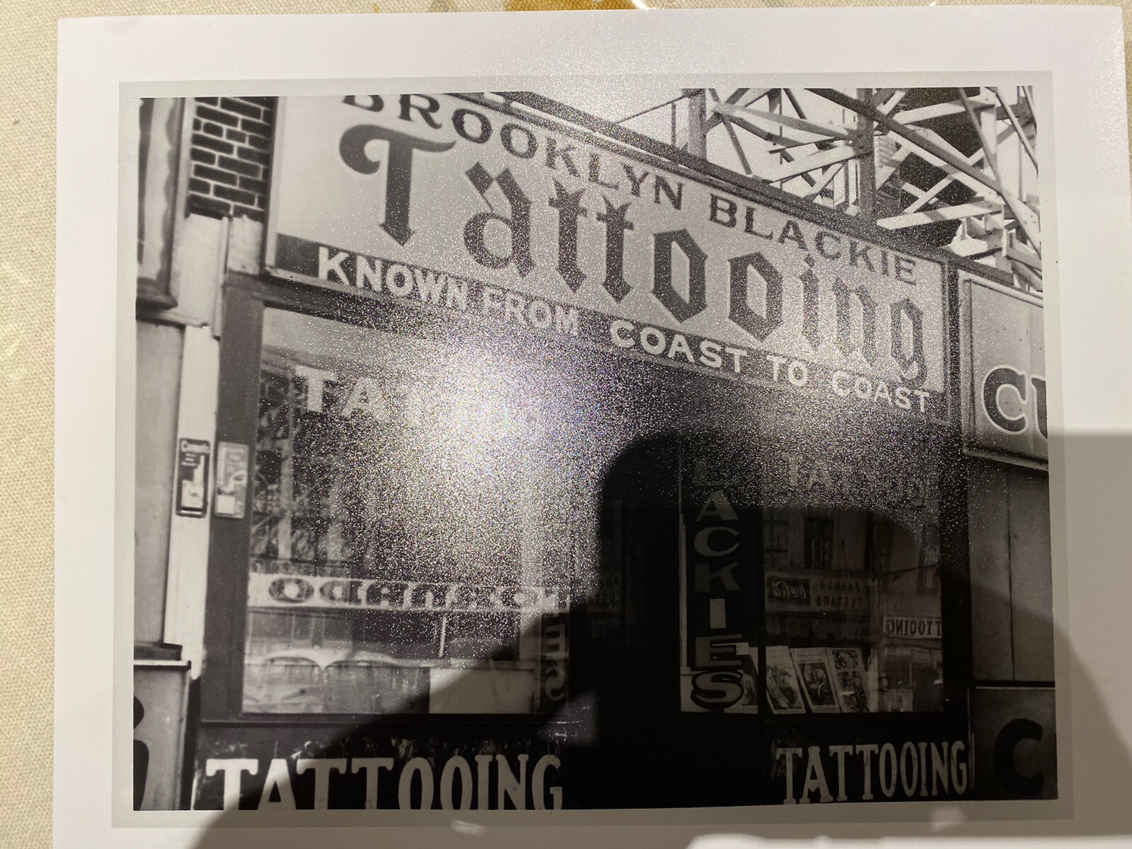 Brooklyn blackie Photo Coney Island tattoo studio | eBay