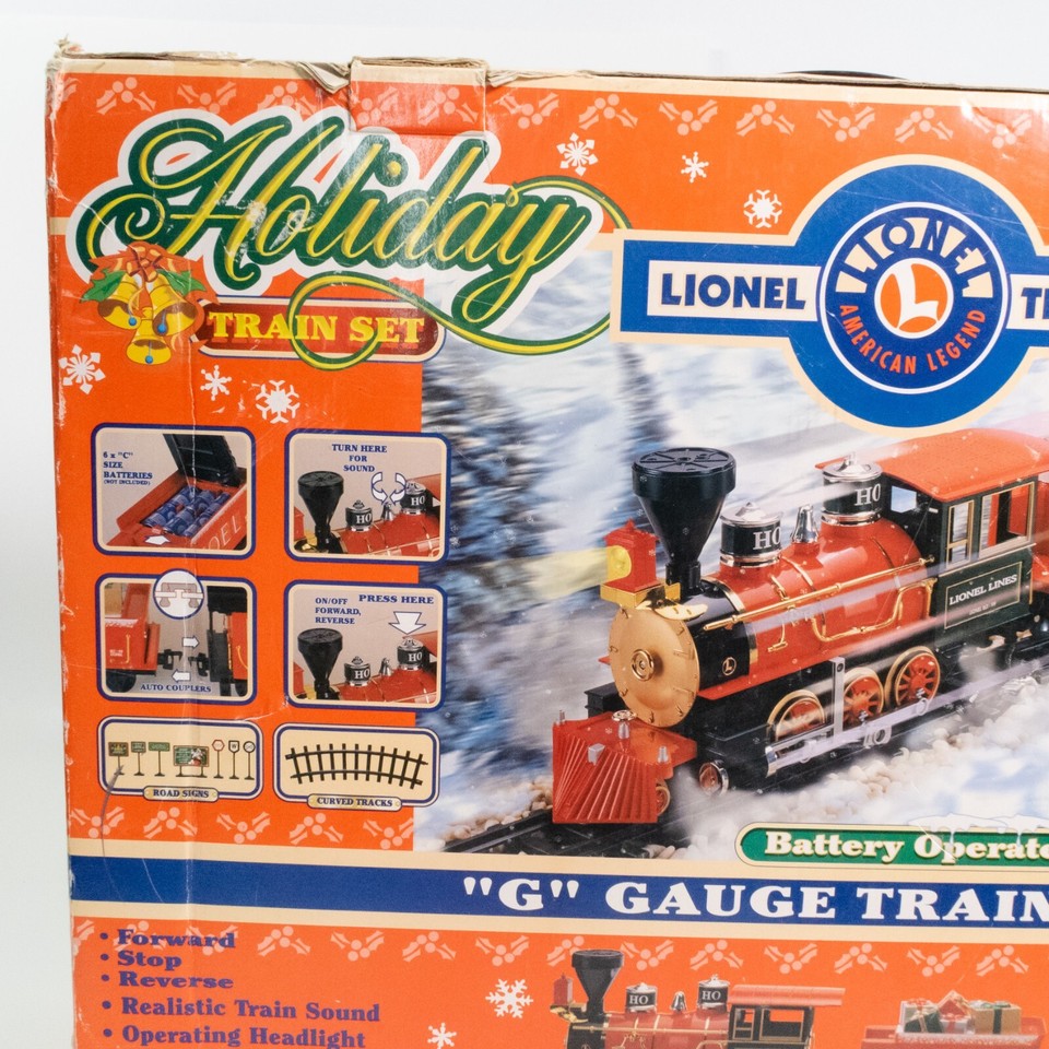 Lionel G Gauge HOLIDAY TRAIN Set COMPLETE 62134 With 14 Ft Of Track | eBay