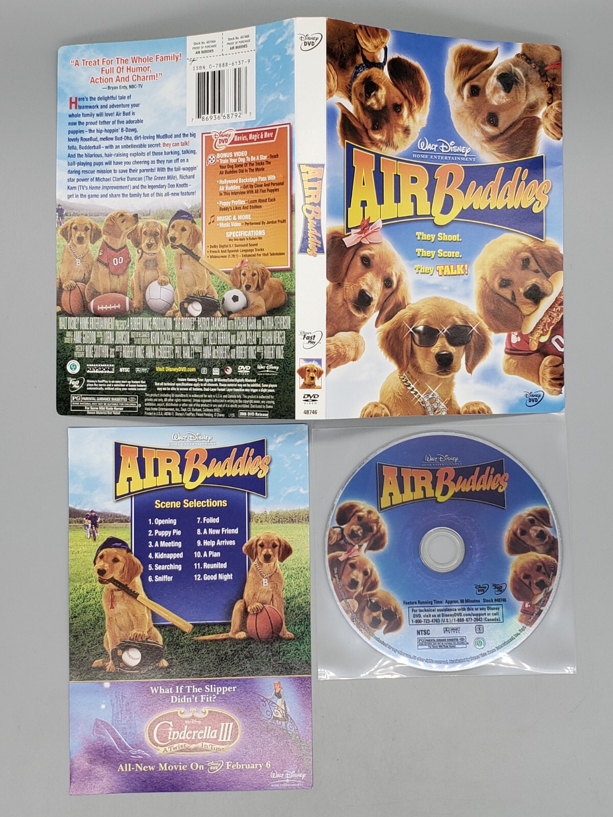 Air Buddies (DVD, 2006) No Case No Tracking 786936687927| eBay