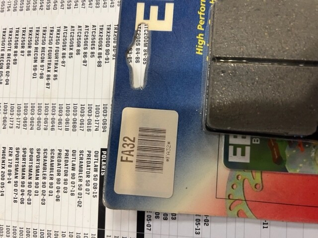 EBC FA32 Organic Base "FA" Brake Pads | eBay