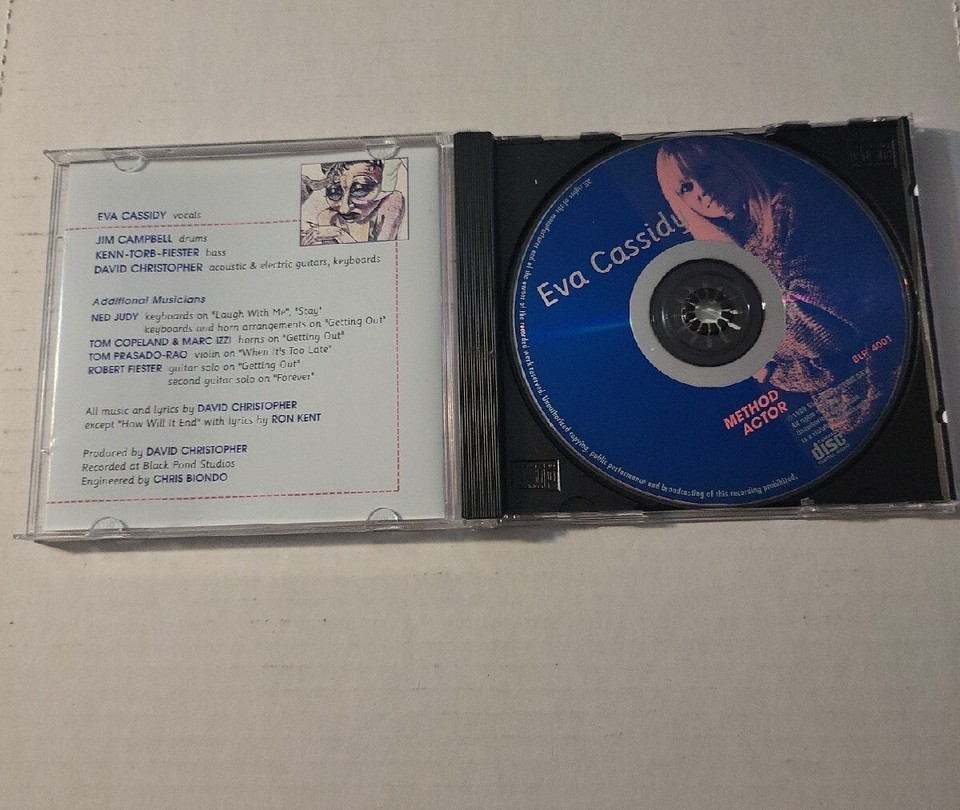 EVA CASSIDY Method Actor CD 2002 BLP Records 705446400123 | eBay