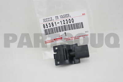 8538112300 Genuine Toyota NOZZLE SUB-ASSY, WASHER 85381-12300 | eBay