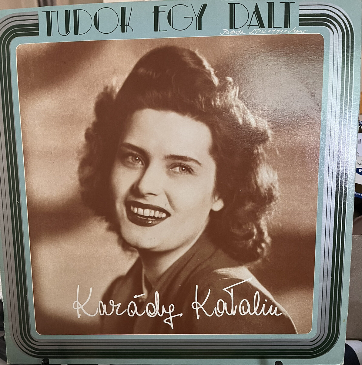 Karady Katalin Tudok Egy Dalt Hungarian Chanson Hungary Vinyl LP NM ...