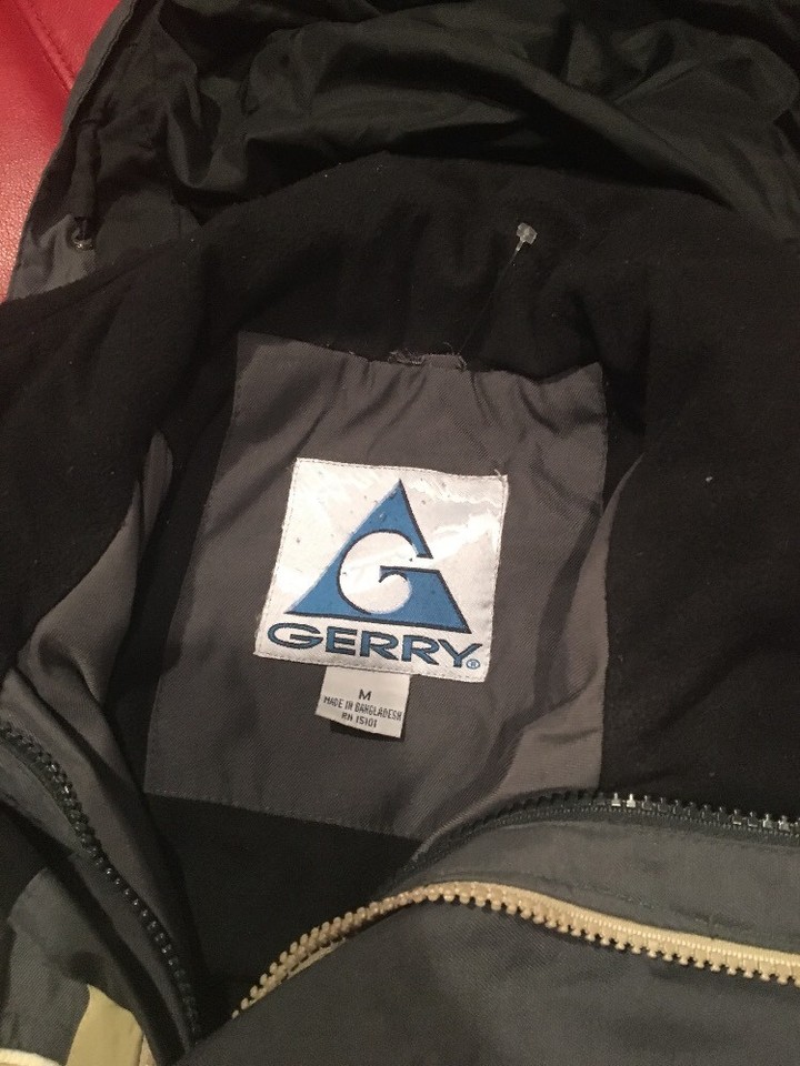 S6725 Gerry Women's Medium Full Zip/Snap4 Pocket Hooded Shell Jacket ...