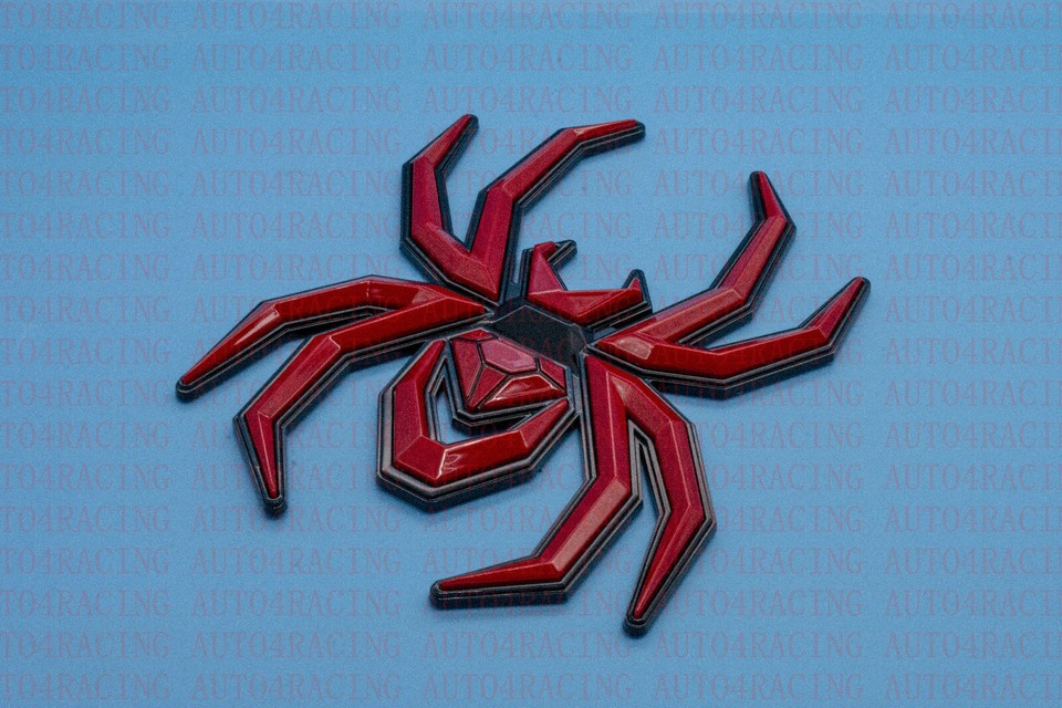 Red Black Spider emblem Fit Jeep Grand Cherokee Wrangler Gladiator ...