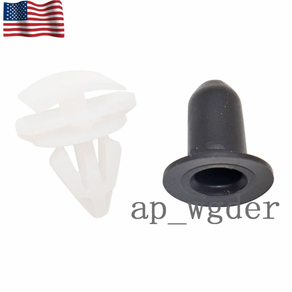 10x New Molding Clip&Grommet Set Fits Audi VW Side Skirt Sill Door Trim ...