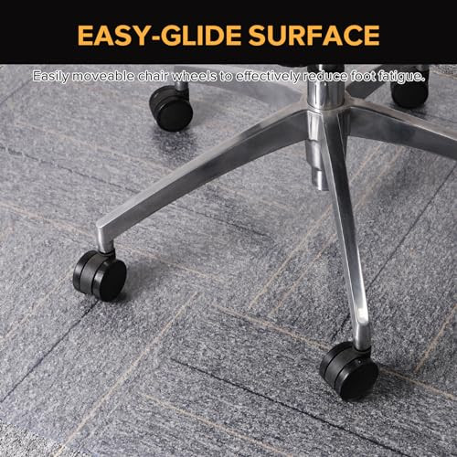 Clear Chair Mat, 60" x 46" Large Chair Mat for Carpeted Floors, Heavy ...