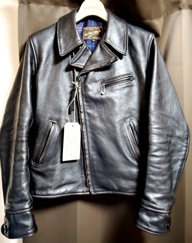 Aero Leather Hooch Hauler Horsehide VIVHH Double Riders Jacket Size 34 ...