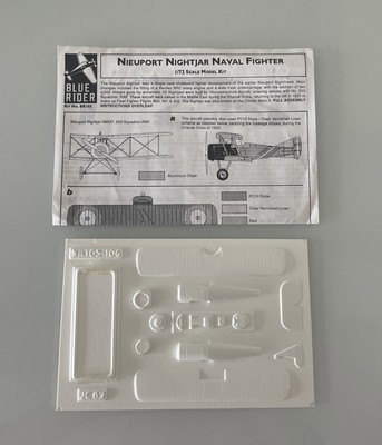 Blue Rider BR105 Nieuport Nightjar Naval Fighter Plastic Model Kit 1/72 ...