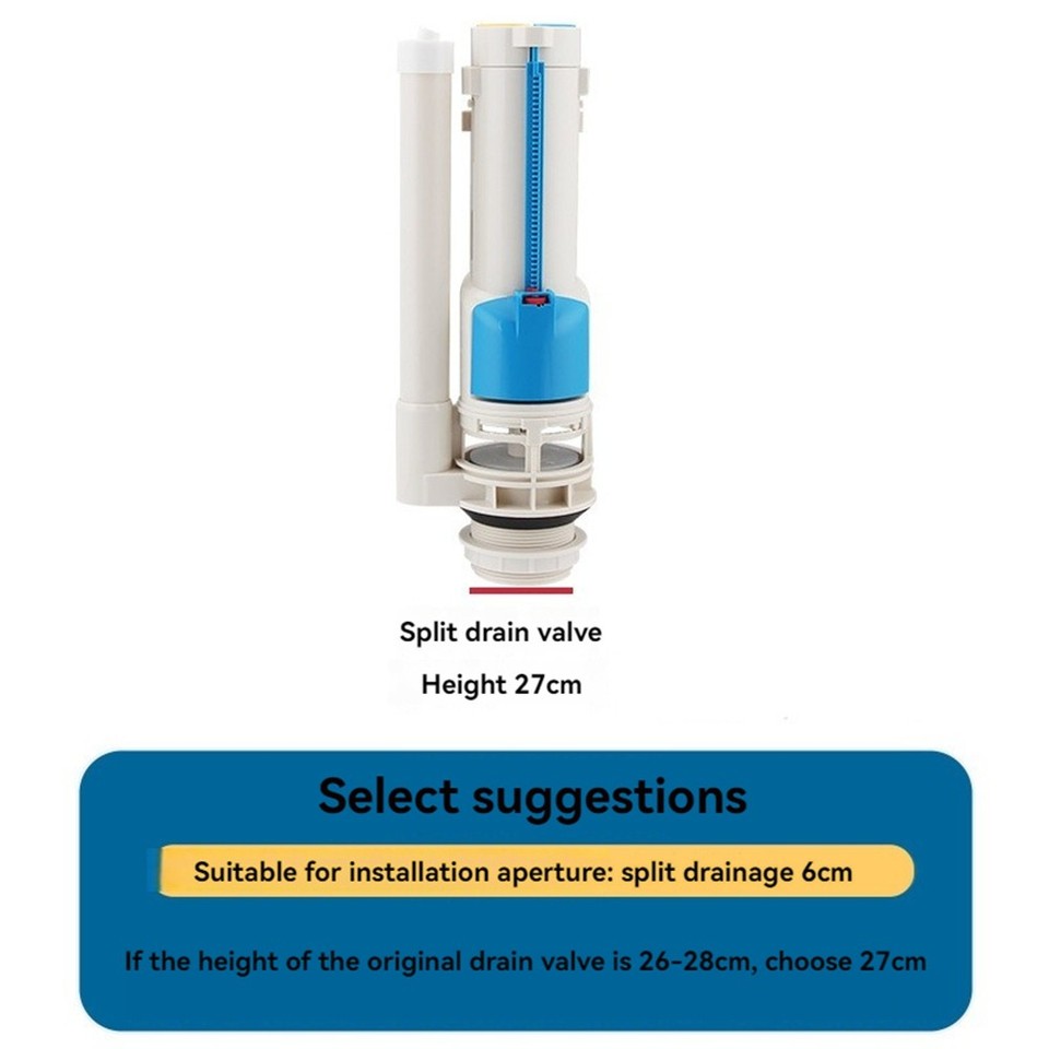 Split Toilet Two-Button Toilet Water Outlet Dual Flush Fill Water ...