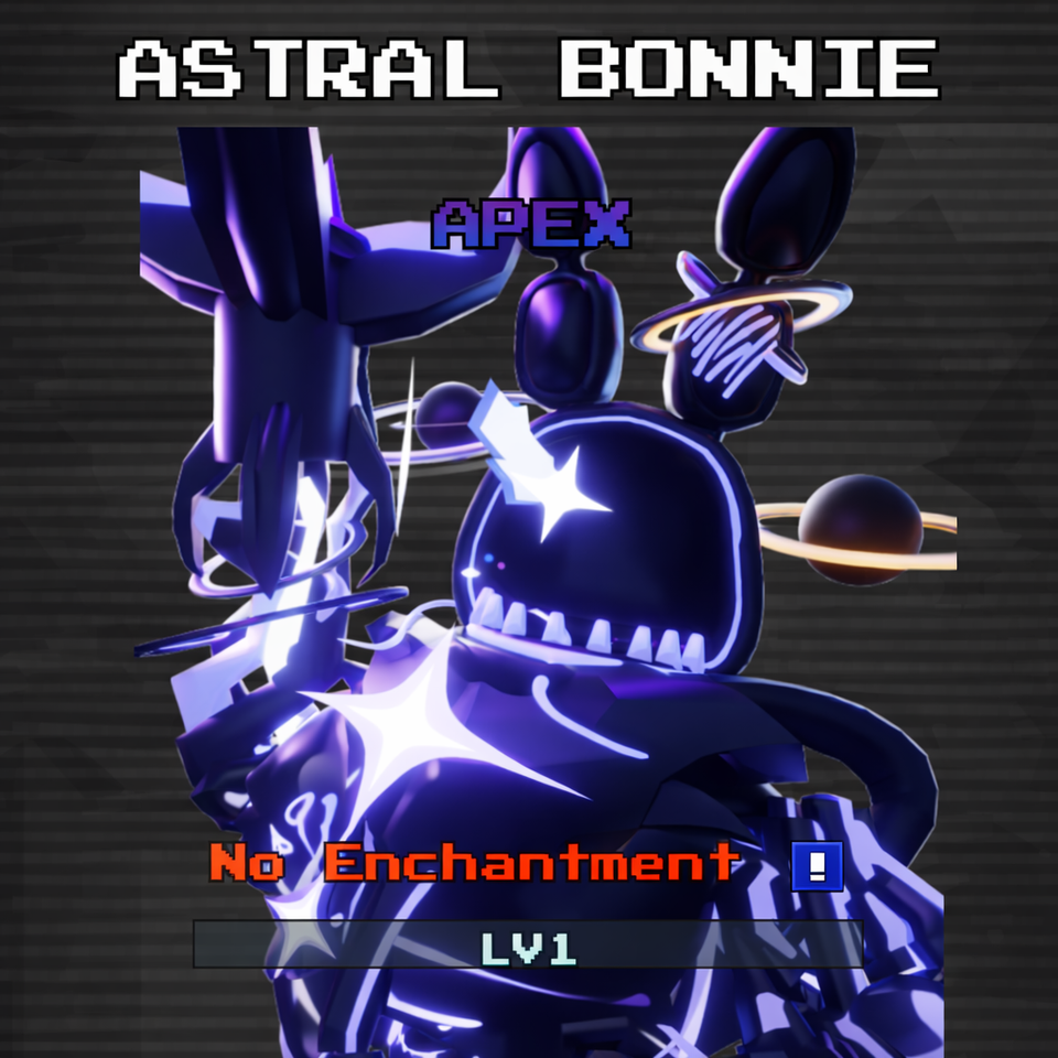 Five Nights Tower Defense 2 ️ New ASTRAL BONNIE (APEX)- FNTD2 | eBay