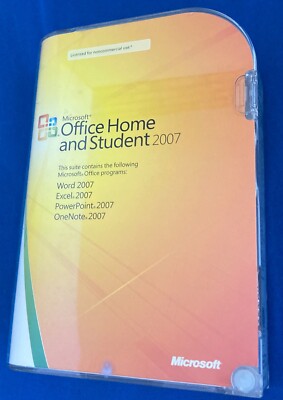 Microsoft Office 2007 Home and Student Licensed For 3 Home PCs | eBay