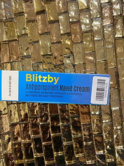 Blitzby Antiperspirant Hand Cream for Hyperhidrosis and Hand Sweat 50ml ...