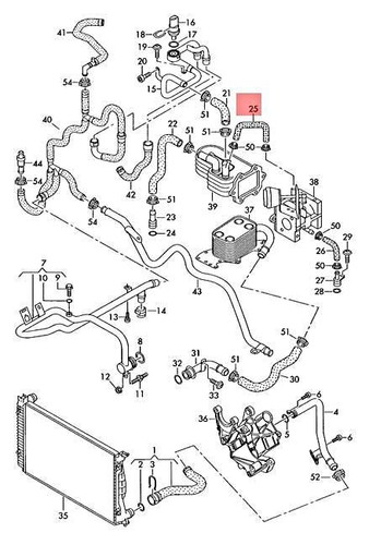 Genuine AUDI VW A4 Avant S4 Quattro Cabrio A6 Coolant Hose 059121073D ...