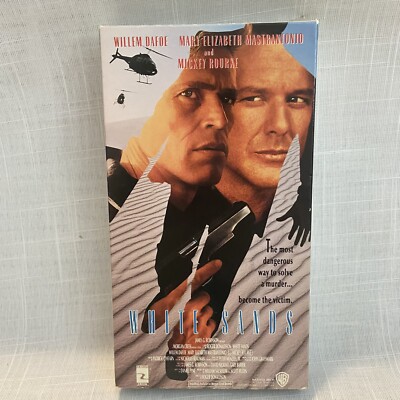 White Sands (VHS, 1992) Mickey Rourke Willem Dafoe 85391253235| eBay