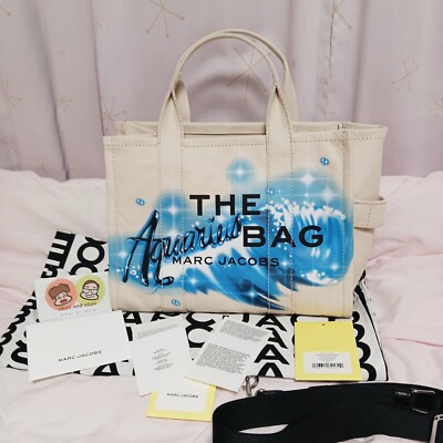MARC JACOBS "Aquarius" The Zodiac Collection Canvas Tote Bag Medium Ltd ...