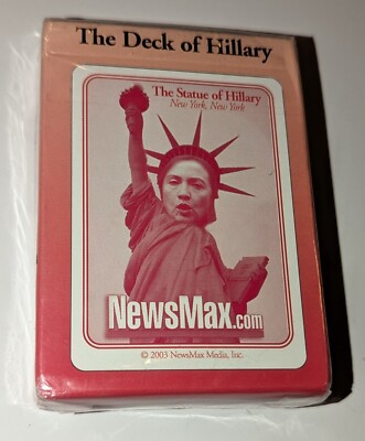 The Deck Of Hillary Clinton Playing Cards Newsmax 2003 New Sealed | eBay