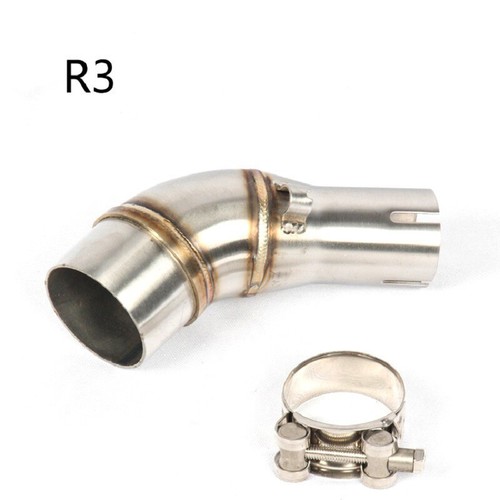 Exhaust Middle Link Pipe Adapter Connector Mid Motorcycle For Yamaha ...