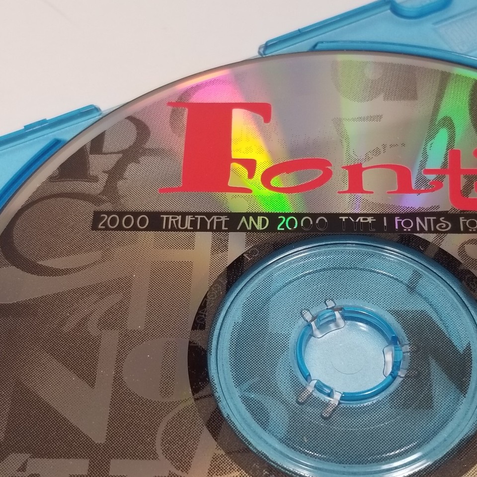 Fonts 1000 Truetype Fonts for Windows CD-ROM 1994 | eBay
