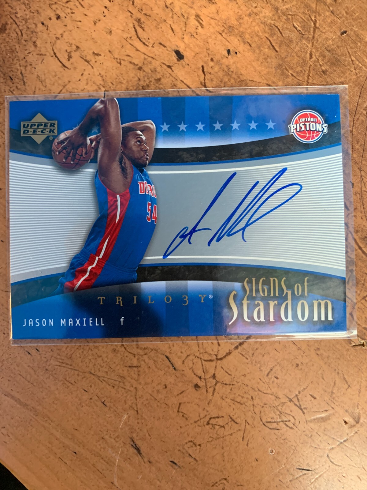 2005-06 Upper Deck Trilogy Signs of Stardom #JM Jason Maxiell | eBay