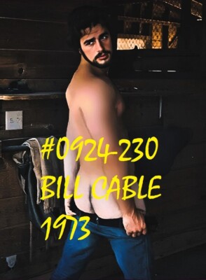 VINTAGE MALE PORTRAIT #0924-230 -bill cable 1972 -free shipping in usa | eBay